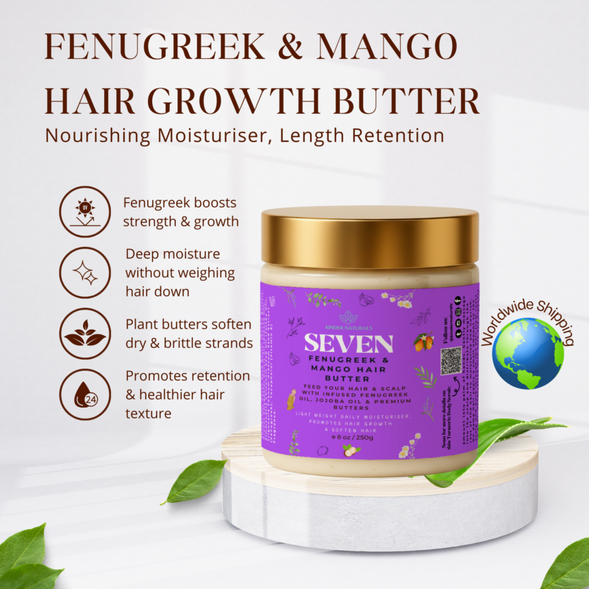 Fenugreek Mango Hair Growth Butter - Kinder Naturals