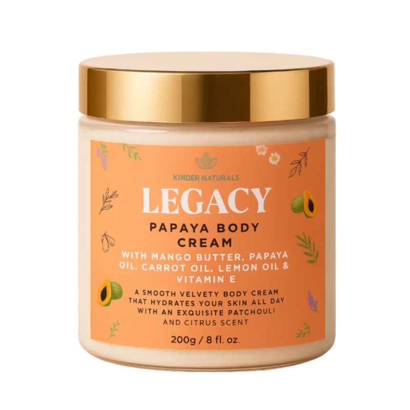 Papaya, Mango & Lemon Face & Body Cream - Kinder Naturals